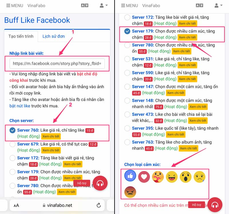 Buff like Facebook giá rẻ: bài viết, video, ảnh đại diện, ảnh bìa